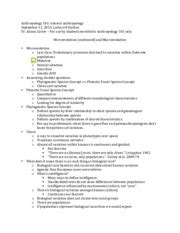 Lecture Microevolution Continued And Macroevolution Anthropology