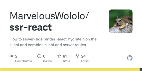 Github Marvelouswololossr React How To Server Side Render React