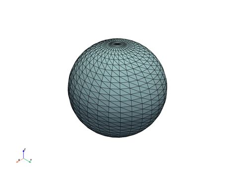 Create Sphere Mesh Multiple Ways — Pyvista 0461 Documentation