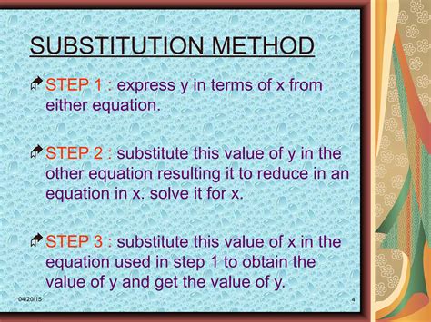 Pair Of Linear Equation In Two Variable Ppt Physics Science
