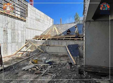 Яармагийн замд байгуулж буй нүхэн гарцын явган зорчигчдын орох гарах хэсгийн бетон цутгалтыг