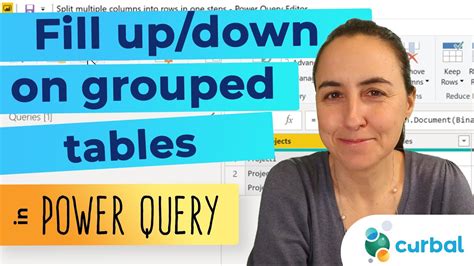 Fill Up Down On Groupednested Tables In Power Query Curbal