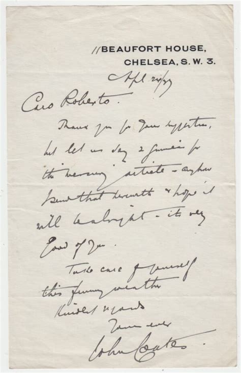 Coates John 20936 Historical Autographs