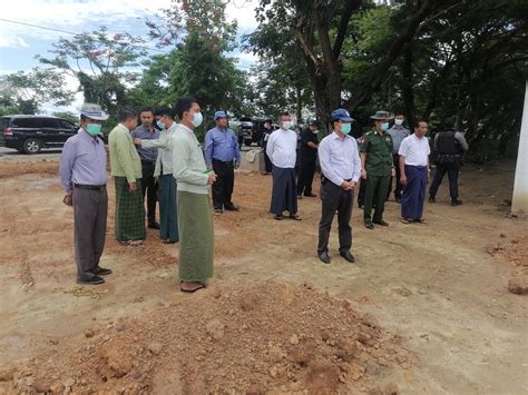 ပဲခူးတိုင်းဒေသကြီး ဝန်ကြီးချုပ် ဦးမျိုးဆွေဝင်းနှင့်အဖွဲ့ နတ်တလင်းမြို့ ဒေသဖွံ့ဖြိုးရေးလုပ်ငန်းမ