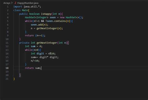 Yamini Khurana On Linkedin Java Happynumbers Problemsolving 100daysofcodechallenge