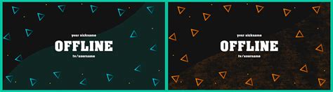 스트림에 대한 트위치 추상 오프라인 Hud 화면 배너 169 오프라인 검은 색 배경 마녀 기하학적 모양 오프라인 화면을 스트리밍합니다 오프라인 스트리머 방송을 위한 화면