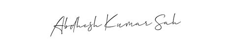 93 Abdhesh Kumar Sah Name Signature Style Ideas Free Autograph