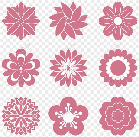 꽃 벡터 일러스트 Png 일러스트 무료 다운로드 Lovepik