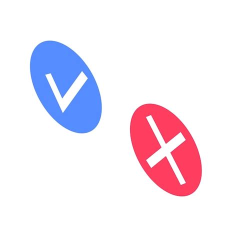 Premium Vector Vector Isometric Check And Cross Marks In Circles Set