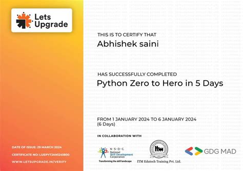 Abhishek Sankhla On Linkedin Excited To Share An Another Achievement