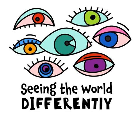 80 Seeing Differently Concept Stock Illustrations Royalty Free Vector