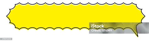 수평 말풍선 프레임 아이콘 간단한 손으로 그린 긴 말풍선 벡터 일러스트 레이 션 자료 흑백 흑백 흰색 배경 0명에 대한 스톡 벡터 아트 및 기타 이미지 Istock