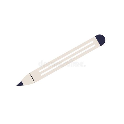 Minimalist Pencil Icon In Flat Vector Illustration Symbolizing Writing