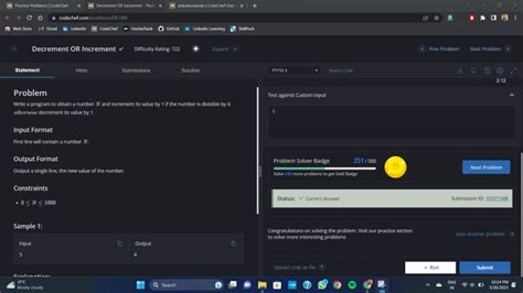 Arikaleeswaran G On Linkedin Codechef Pythonprogramming