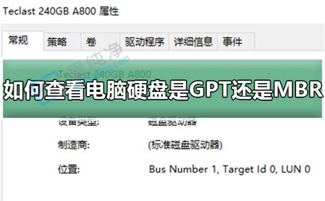 Win10怎样查看硬盘分区是mbr还是gpt Win10分区是mbr还是guid 爱纯净