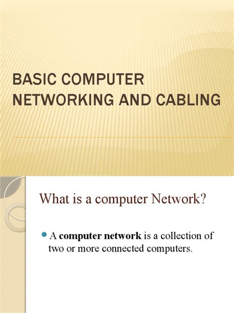 Ethernet Crossover Cable 1 Pdf Computer Network Electrical Connector