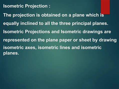 Isometric Projection And Drawing For Engineering Pptx