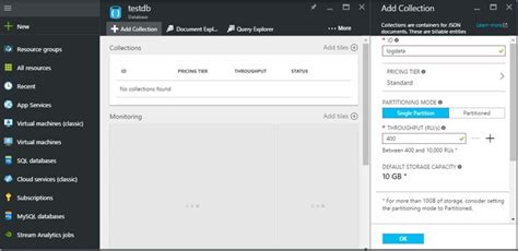 Exploring Microsoft Azure Documentdb Geeks With Blogs