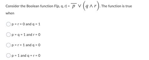 Solved Topic Boolean Algebra And Computer Math Select The