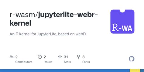 Github R Wasmjupyterlite Webr Kernel An R Kernel For Jupyterlite