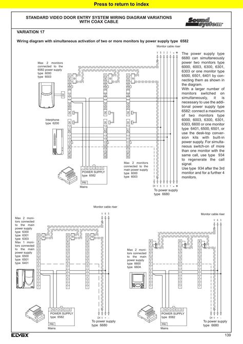 Wiring Diagram With Simultaneous Activation Of Two Or More Monitors