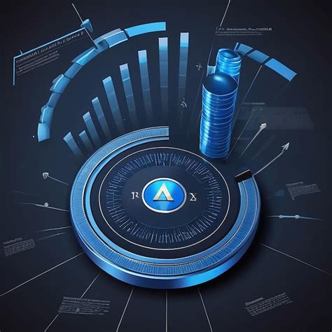 Premium Photo A Blue Compass With The Word Blue On It