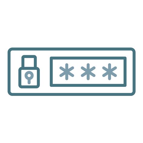 Password Field Line Two Color Icon 9057905 Vector Art At Vecteezy