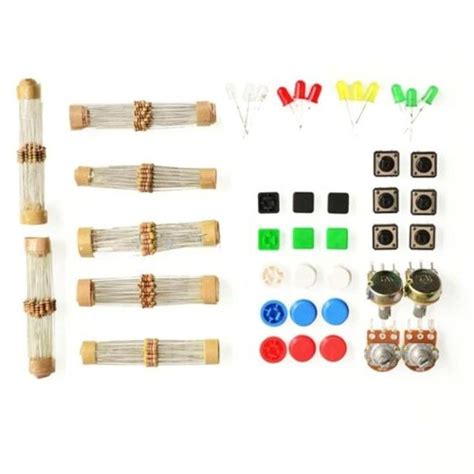 New Electronic Parts Pack Kit For Arduino Component Resistors Switch Button F Ebay