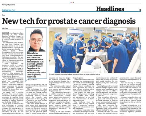 Becoming A Centre Of Excellence For La Tp Prostate Biopsy