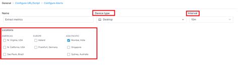 how to periodically extract webpage performance metrics