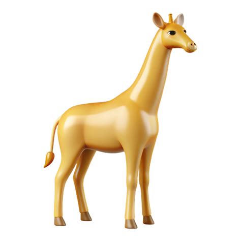 Pristine Gothic Crisp Edges On A Giraffe Silhouette Flat Color Scalable Design Minimal