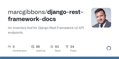 Github Marcgibbonsdjango Rest Framework Docs An Inventory Tool For Django Rest Framework V2