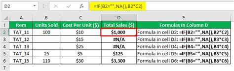 na excel function syntax examples how to use