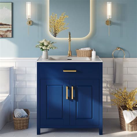Amerlife 31in Bathroom Vanity With Sink Combo Modern Freestanding