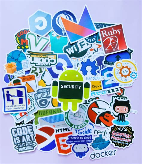 Programming Sticker Pack Coding Stickers Waterproof Etsy