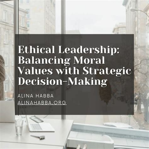 Stream Episode Ethical Leadership Balancing Moral Values With Strategic Decision Making By