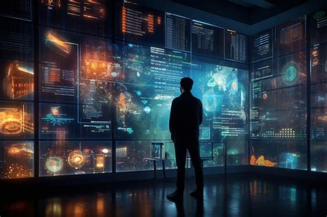 Premium Photo Data Scientists Analyzing Big Data Sets And Generative Ai