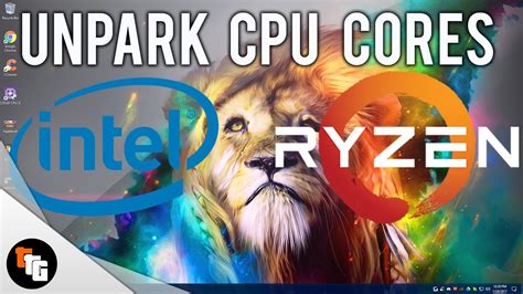 How To Unpark All CPU Cores Intel AMD YouTube