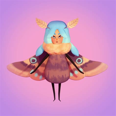 Artstation Moth Girl