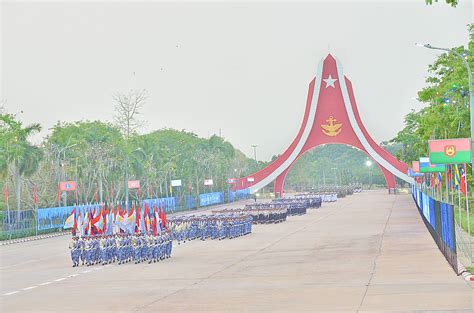 ၇၉ နှစ်မြောက် တပ်မတော်နေ့စစ်ရေးပြအခမ်းအနားကျင်းပမှုဓာတ်ပုံမြင်ကွင်း Myawady Webportal