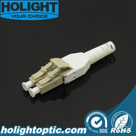 LC Multi Mode Fiber Connector With Uniboot Boot China Fiber Connector And Fiber Optic Connector