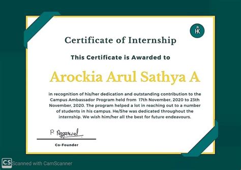 sathya sathya on linkedin hoick internship