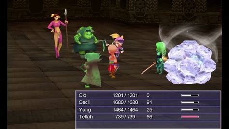 Final Fantasy Iv Hard Boss 9 Cindy Sandy Mindy Youtube