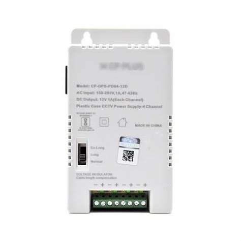 CP PLUS Channel CCTV Power Supply Unit V DC A Output Channels At Piece In Bhopal