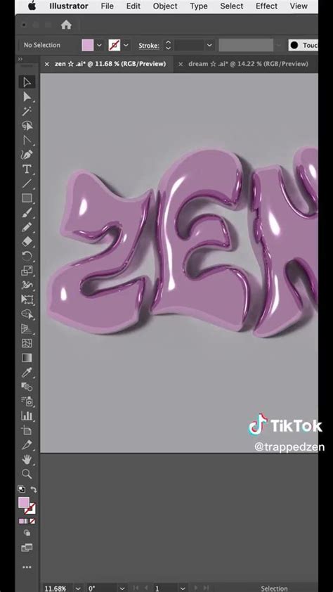 Create 3d Glass Chrome Effect In Adobe Illustrator
