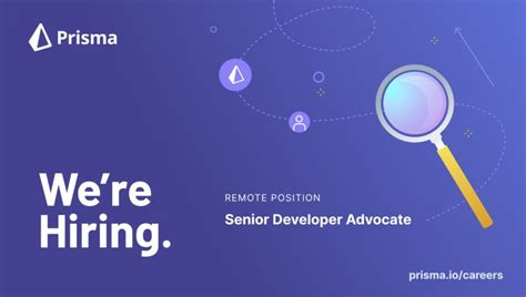 Prisma On Linkedin Nodejs Developertools Devadvocacy Devreljobs