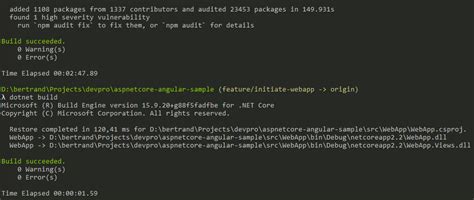Create An Angular 7 Aspnet Core 22 Application And Push It To Azure Bertrand Thomas Blog