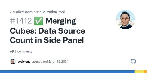 Merging Cubes Data Source Count In Side Panel · Issue 1412