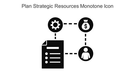 Plan Strategic Resources Monotone Icon Icon In Powerpoint Pptx Png And