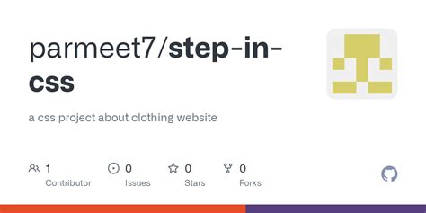 Github Parmeet Step In Css A Css Project About Clothing Website